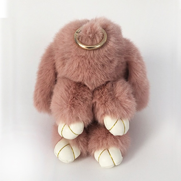 Accessories | Rabbit Faux Fur Key Fob Purse Charm | Poshmark